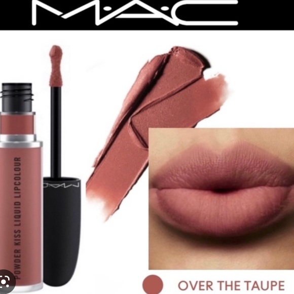 MAC Cosmetics | Makeup | Mac Over The Taupe Powder Kiss Liquid Lipstick ...